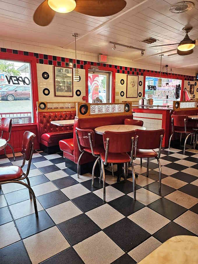 Every booth tells a story, every record on the wall plays a memory you didn't know you had.