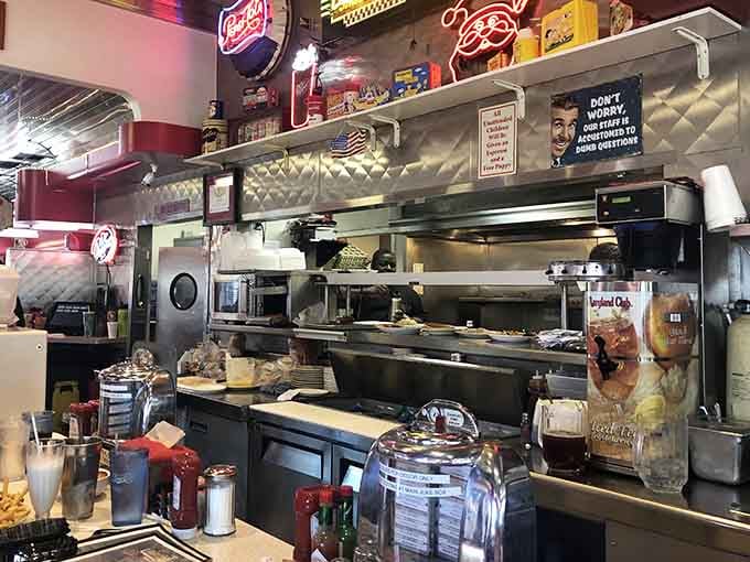 The open kitchen lets you watch the breakfast magic happen, where skilled hands turn ingredients into morning happiness.