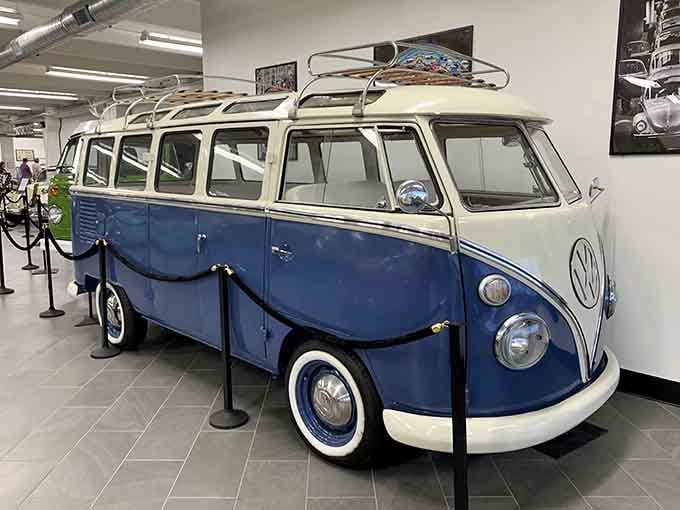 The iconic VW bus still screams freedom, adventure, and questionable life choices in the best way.