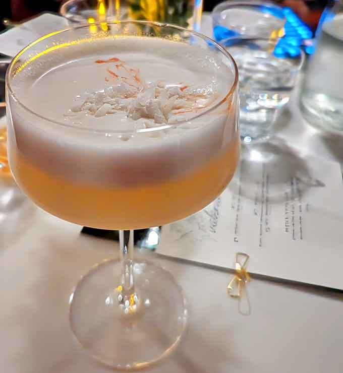 Topped with toasted coconut and citrus notes, this creation proves that tropical flavors work beautifully even in Pennsylvania winters.