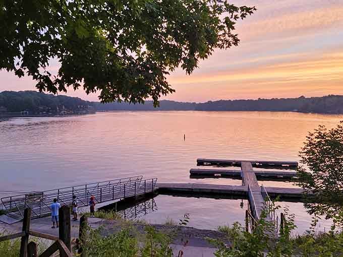 Sunset over the water reminds you that nature's best shows are always free and worth every peaceful moment.