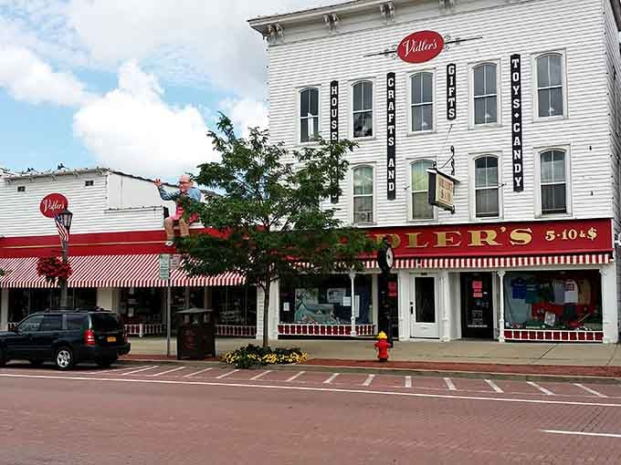 Vidler's classic storefront with its red and white awning practically begging you to come discover something wonderful inside.