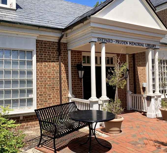 Shepard-Pruden Memorial Library: where books still matter and nobody's judging your reading speed or choices.