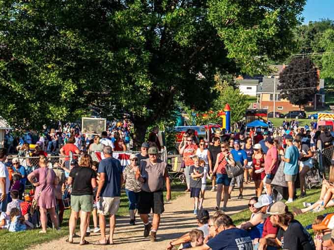Community festivals here mean actual community, not just crowds of strangers staring at their phones between food trucks.