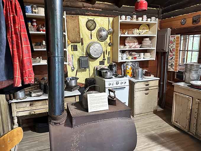This kitchen served thousands of root beers to grateful paddlers, proving simplicity beats fancy appliances every time.