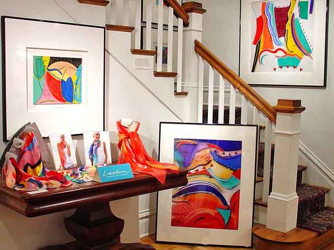 Art galleries showcase vibrant works that prove Door County inspires creativity in colors beyond white and green.