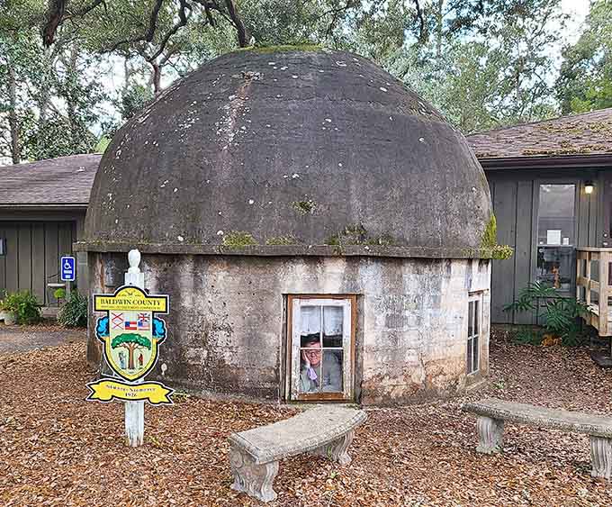 This weathered dome at Tolstoy Park tells the fascinating story of one man's unconventional approach to simple living.