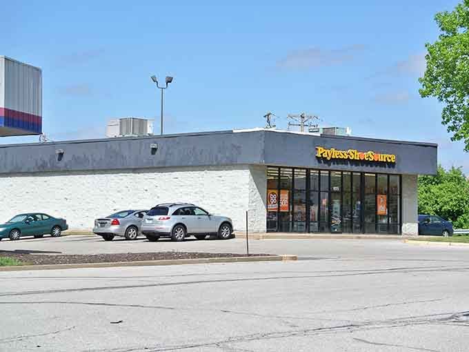 Local shops provide everyday necessities without the soul-crushing sameness of every other American suburb.