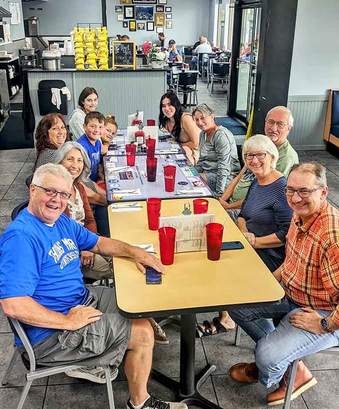 When three generations gather around one table, you know the food's doing something very, very right.