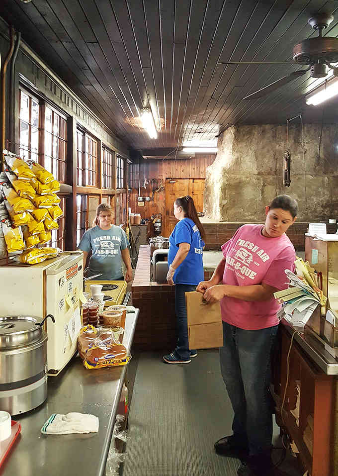 Behind every great barbecue joint is a team that knows their craft, working in a kitchen seasoned by time.