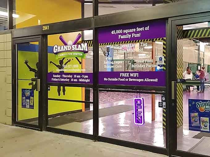 Hours posted clearly so you can plan your escape from reality with military precision and enthusiasm.