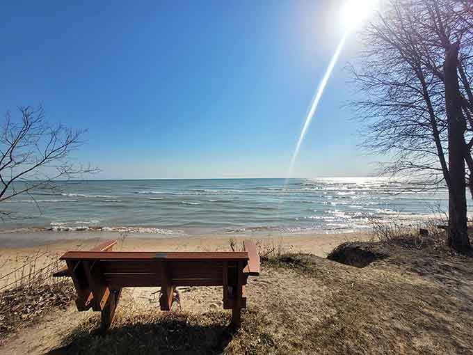 The best seat in the house overlooks Lake Michigan, and admission is just a state park sticker.