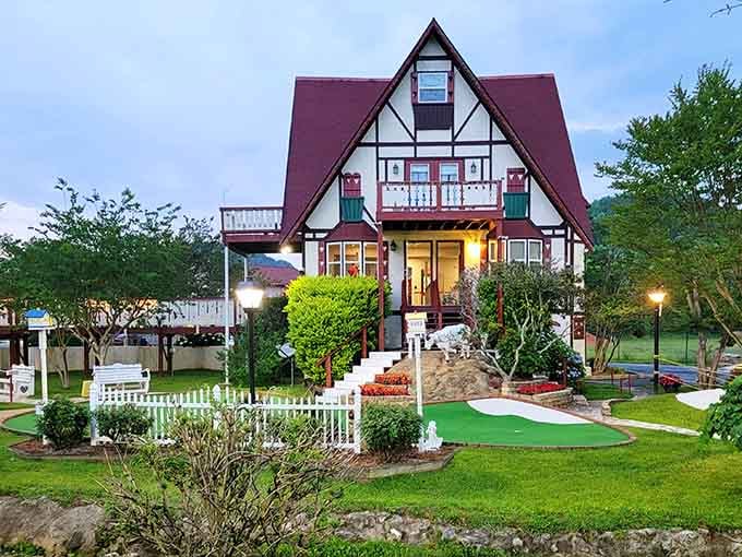 Mini golf with Bavarian flair means your putting game gets a European vacation without leaving the Southeast's comfort zone.