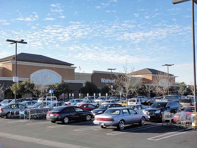 Walmart parking lots that aren't completely packed? This might actually be the California dream right here.
