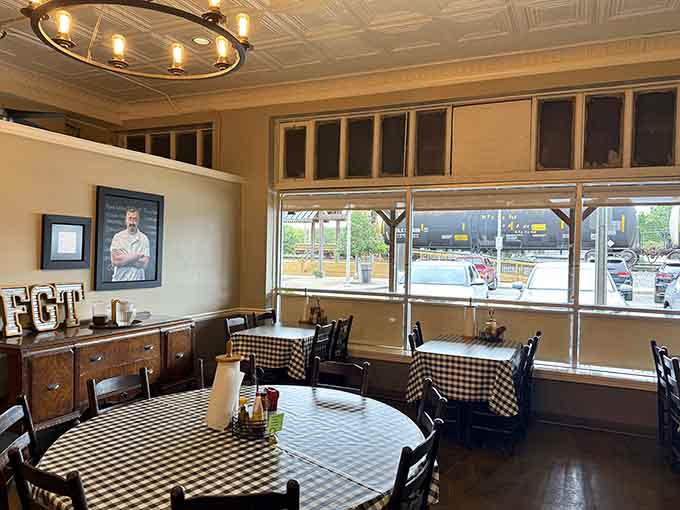 The dining room feels like eating at a friend's house, if your friend happened to be an exceptional Southern cook.