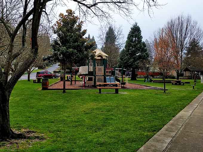 Doc Griffin Park offers green space for modern families in a town that's been hosting picnics since before picnics were cool.