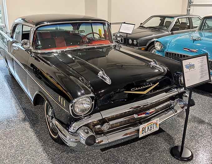 The '57 Chevy: America's sweetheart on wheels, still turning heads after all these years.