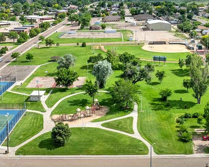 Well-maintained parks offer green spaces perfect for morning walks without dodging aggressive joggers and their unleashed dogs.