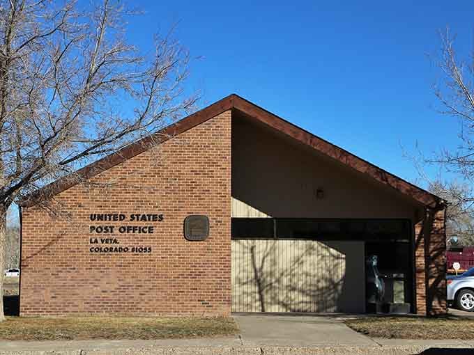 Even the post office maintains that classic small-town character that makes La Veta feel authentically Colorado.