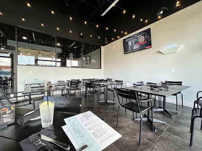 Multiple seating areas ensure you'll find your perfect spot whether dining solo, on a date, or with the whole family.