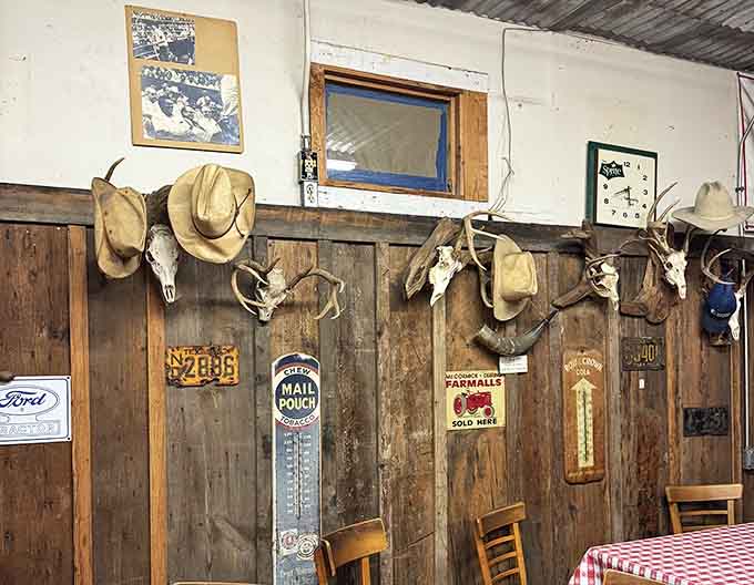 Cowboy hats, cattle skulls, and vintage signs create an authentic Texas vibe you simply cannot fake or replicate.