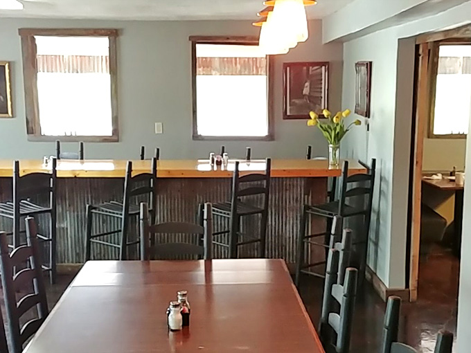 Multiple dining spaces mean you can find your perfect spot, whether you're hiding from relatives or celebrating.