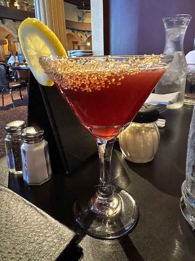 This margarita with its sugared rim is taking a delicious detour from Italy straight to Mexico.