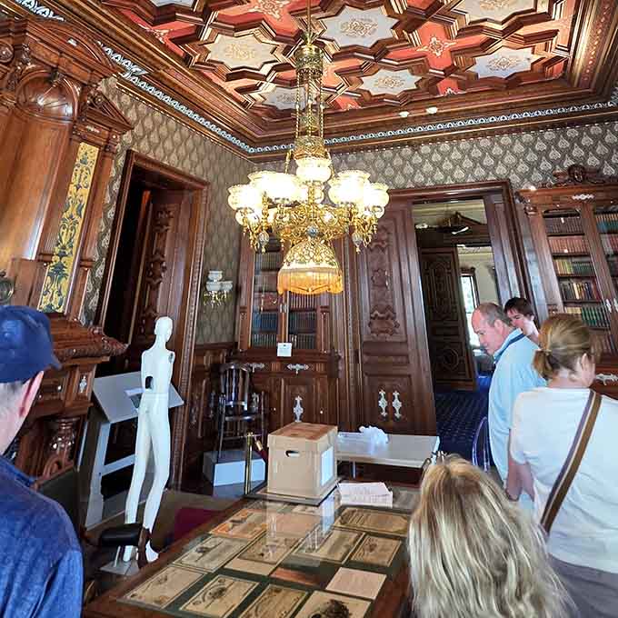 Tour groups discover that behind that spectacular ceiling lies craftsmanship so detailed, it borders on architectural obsession and pure genius.