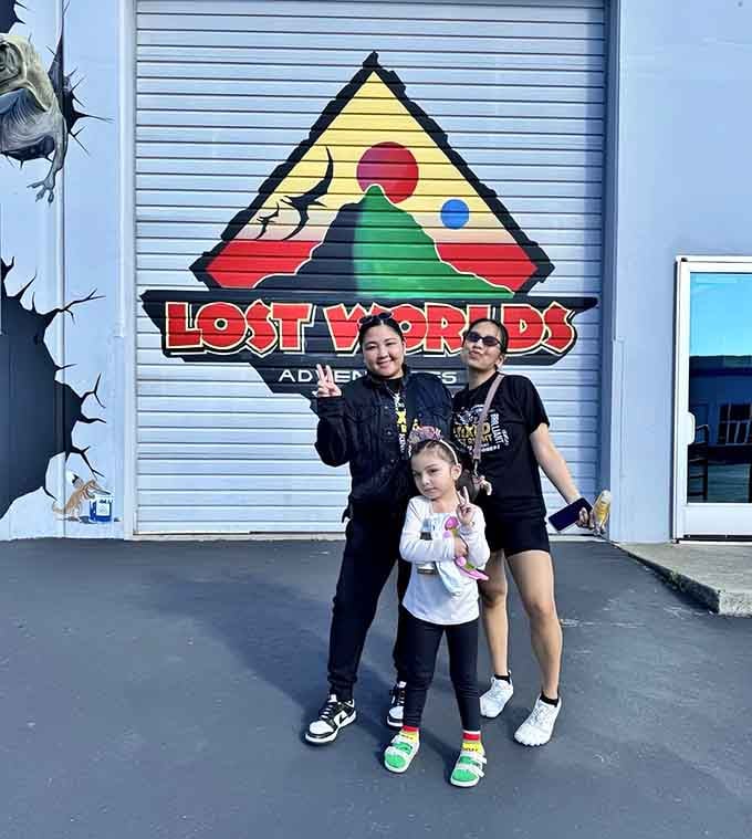 Three generations smile outside, ready to create memories at this Livermore treasure that welcomes families warmly.