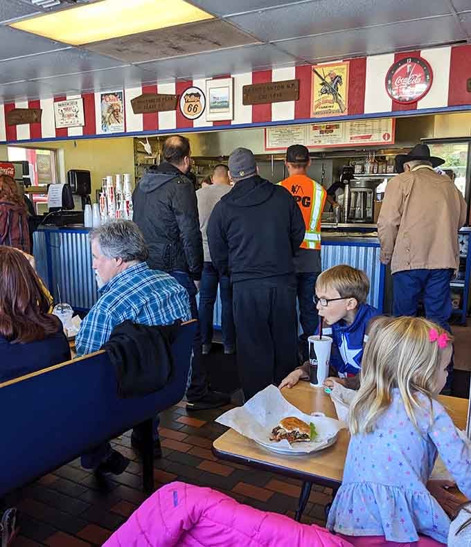A packed house at lunchtime tells you everything you need to know about this place's local reputation.