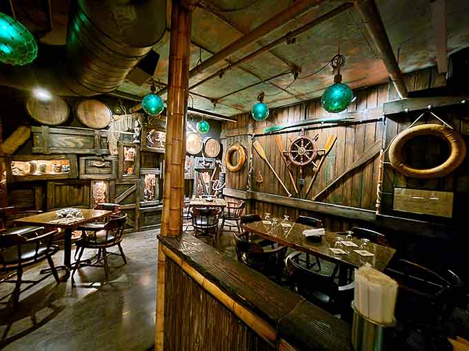 Another angle reveals even more treasures hiding in this South Seas wonderland of delicious chaos.