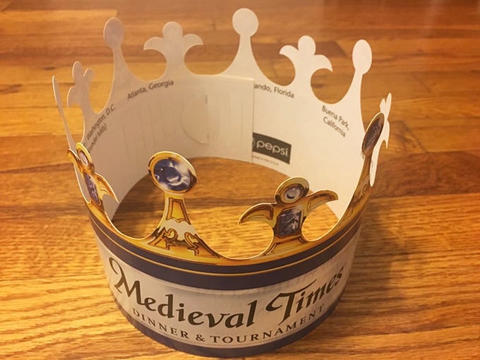 Your souvenir crown lists every castle location, turning you into medieval royalty with surprisingly good brand awareness and loyalty.