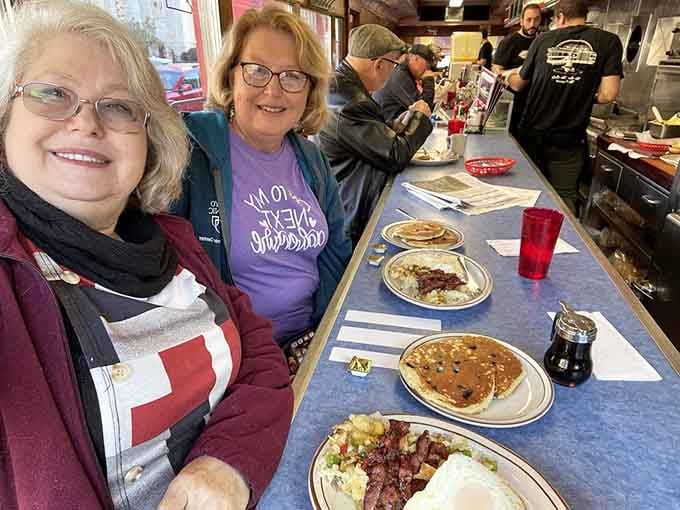 Generations gather at this counter where the food and company are equally satisfying and memorable.