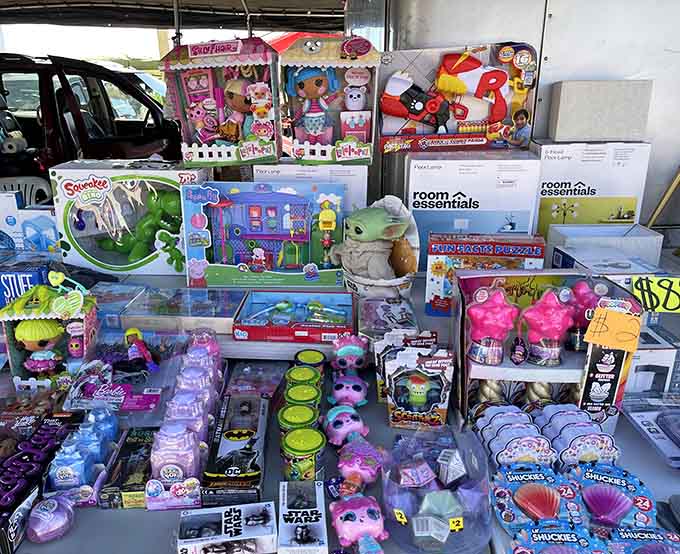Toy vendors stock everything kids want, making birthday shopping easier and cheaper than fighting mall crowds or online shipping delays.