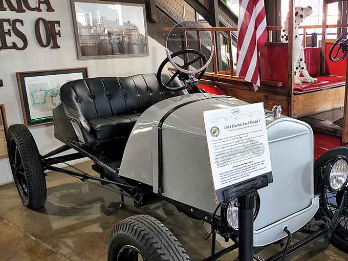 This stripped-down electric Ford proves that battery-powered vehicles aren't exactly a new concept, just better marketed now with fancier computers.