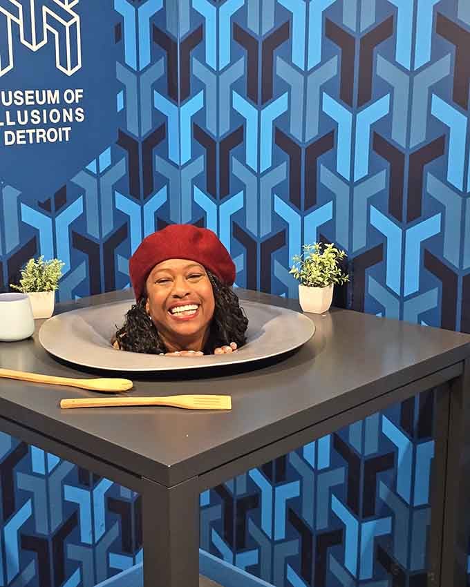 The Head on a Platter exhibit: finally, a chance to star in your own magic show.