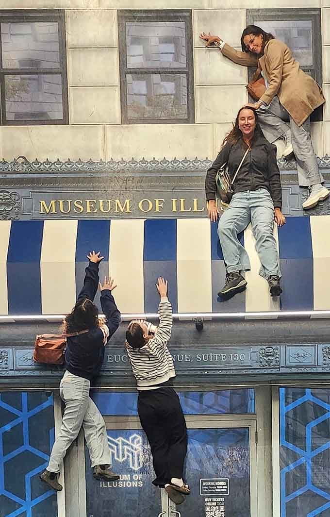 When perspective photography makes it look like you're scaling a building, your insurance company doesn't need to know.