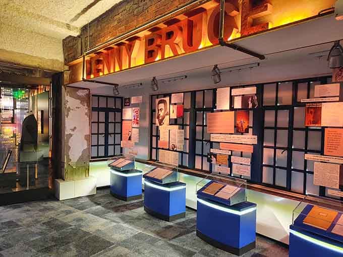 The Lenny Bruce exhibit honors a comedian who proved that pushing boundaries and making people laugh aren't mutually exclusive activities.