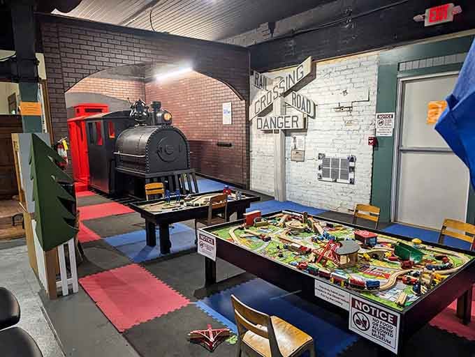 Interactive exhibits where kids learn that trains are infinitely more fascinating than whatever's trending on their tablets today.
