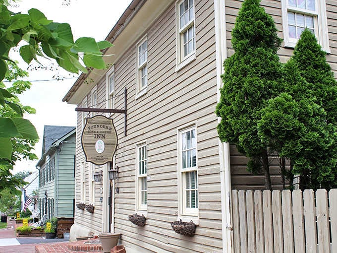 Historic inns like this one remind you that people have been seeking comfortable lodging in New Market for literal centuries.