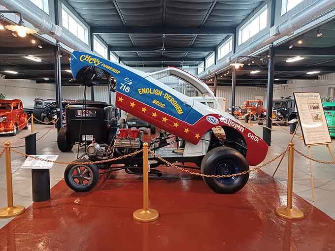 The Gallopin' Ghia defies gravity and good sense, reminding us that car shows used to be absolutely wild entertainment.