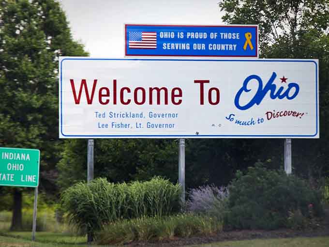 The Indiana border crossing is where Hoosier hospitality ends and Buckeye brilliance begins, though we'll never say that too loudly to neighbors.