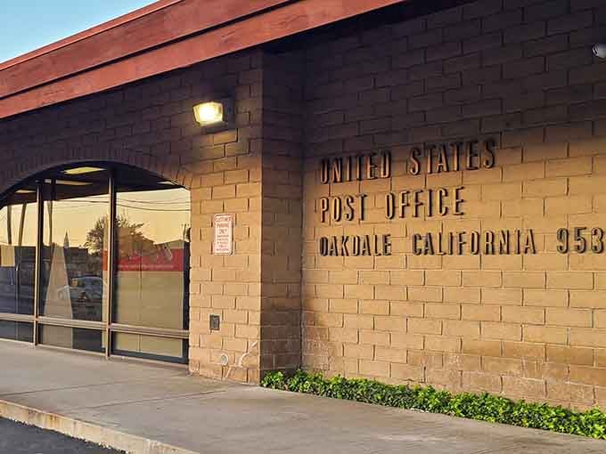 A post office where clerks still have time for actual human conversation, revolutionary stuff.