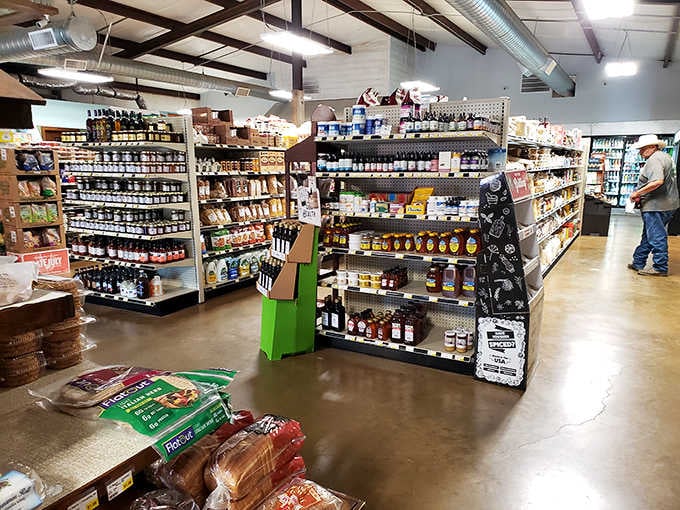 Stacked floor to ceiling prove this place takes its scratch-made reputation seriously and with pride.