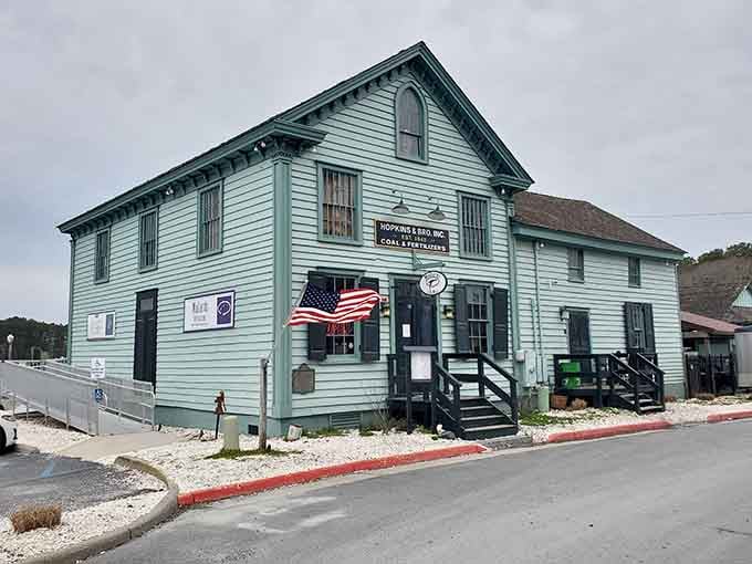 Hopkins & Bro. Store's weathered charm holds more character than most modern buildings will ever achieve.