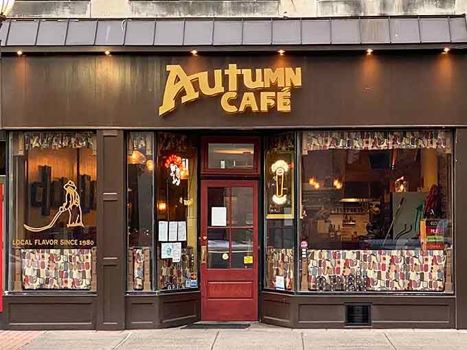 Autumn Cafe's welcoming storefront promises the kind of local dining experience that keeps communities thriving and delicious.