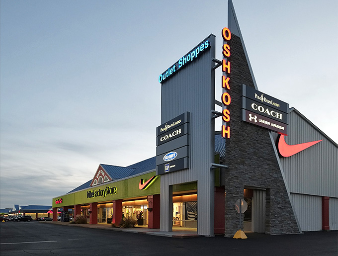 The Outlet Shoppes at Oshkosh deliver retail therapy without requiring an actual therapist to process your credit card statement.