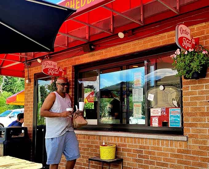 The order window where dreams are spoken and delicious reality is delivered moments later with care.