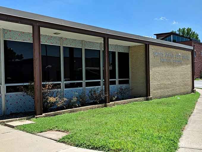 The postal service keeps connecting this river town to the world, one stamped envelope at a time since forever.