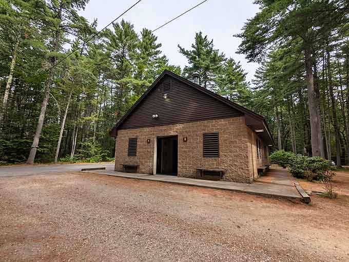 Clean facilities in the woods are worth their weight in gold, trust me on this one.